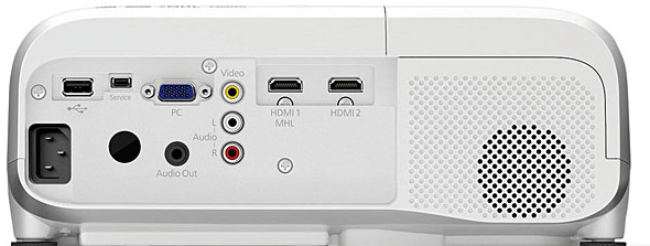What are the common projector audio input interfaces? | TVsBook