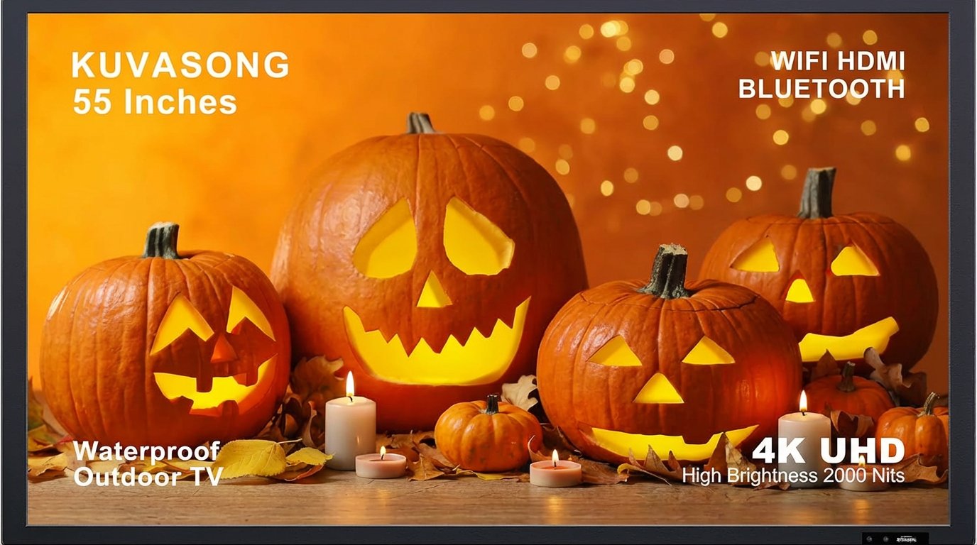 Best Outdoor TV for Direct Sunlight – Clear, Bright & Built for Outdoor ...